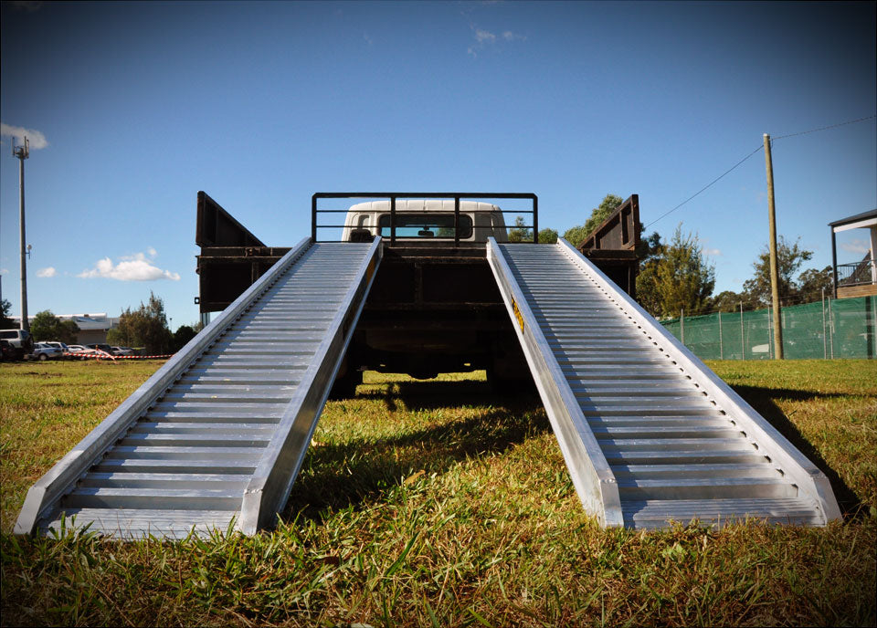Digga Easy loader Loading Ramps - Rubber Track And Tyre Aluminium Ramps